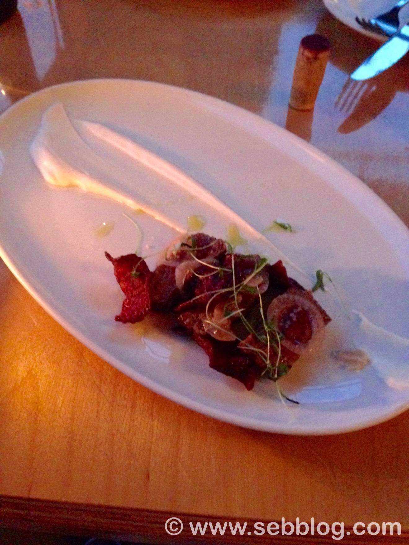 Bison Tataki … Foie Gras another great BYOB – Seb's Urban Adventures